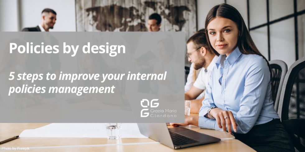 Policies by design – 5 steps to improve your internal policies ...